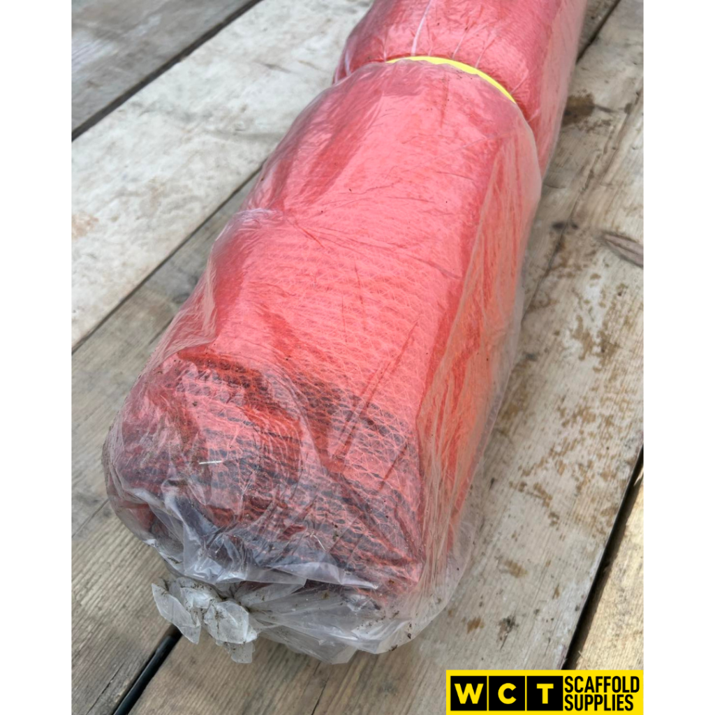 Orange Debris Netting 2m x 50m | WCT Scaffold