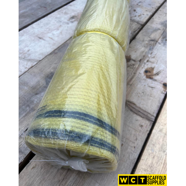 Yellow Debris Netting 2m x 50m | WCT Scaffold