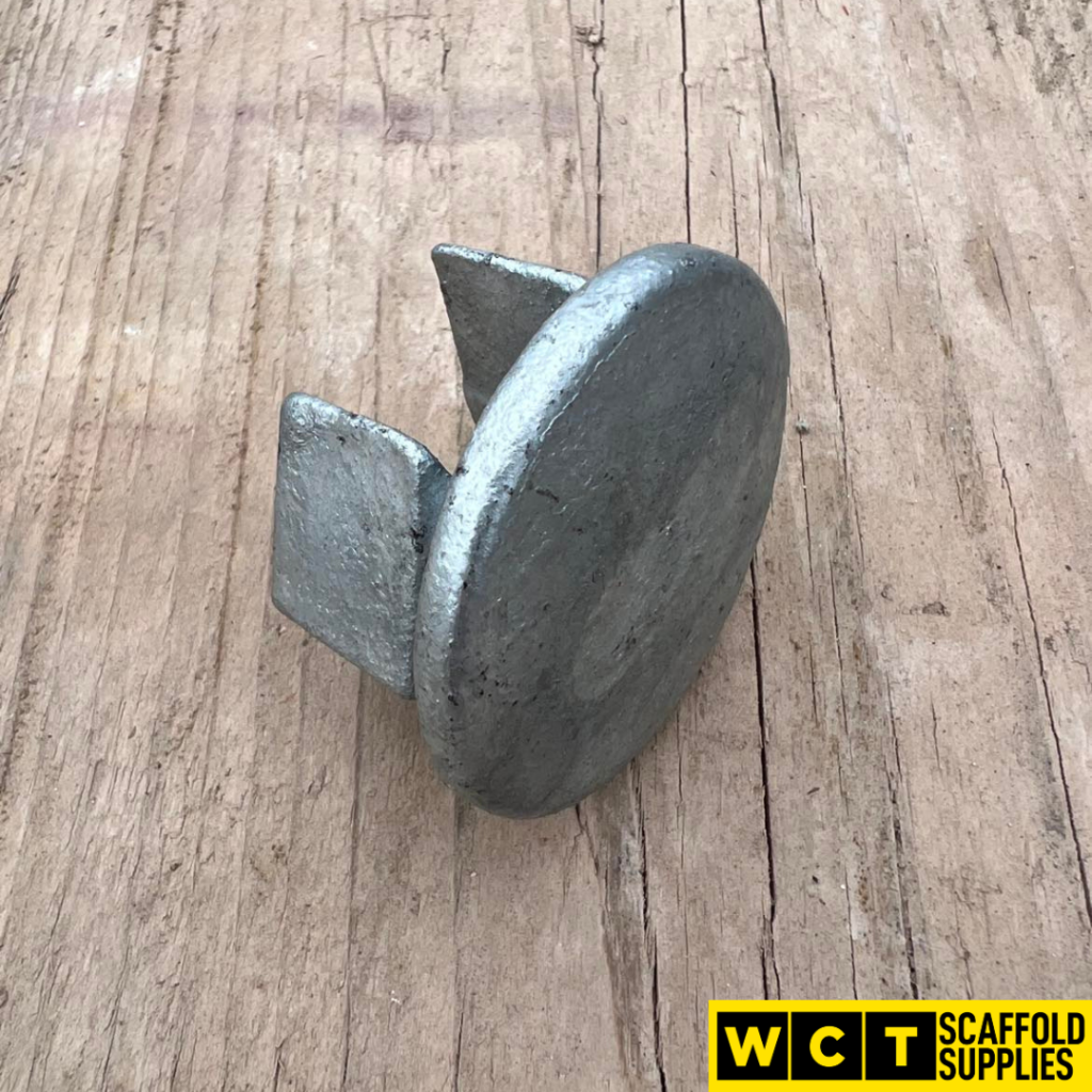 New Key Clamp Metal End Cap - 48.3mm | WCT Scaffold