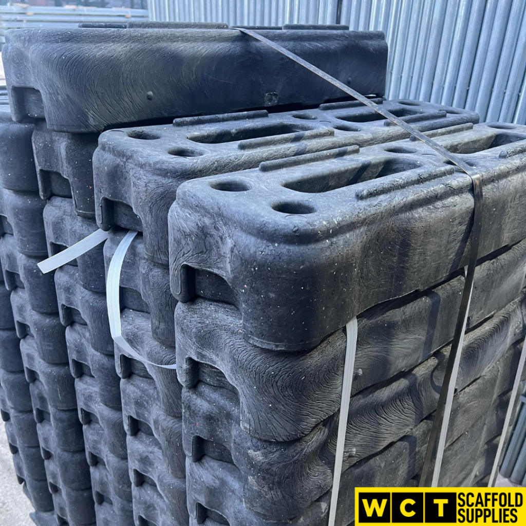 New Temporary Fence Panel Feet | WCT Scaffold