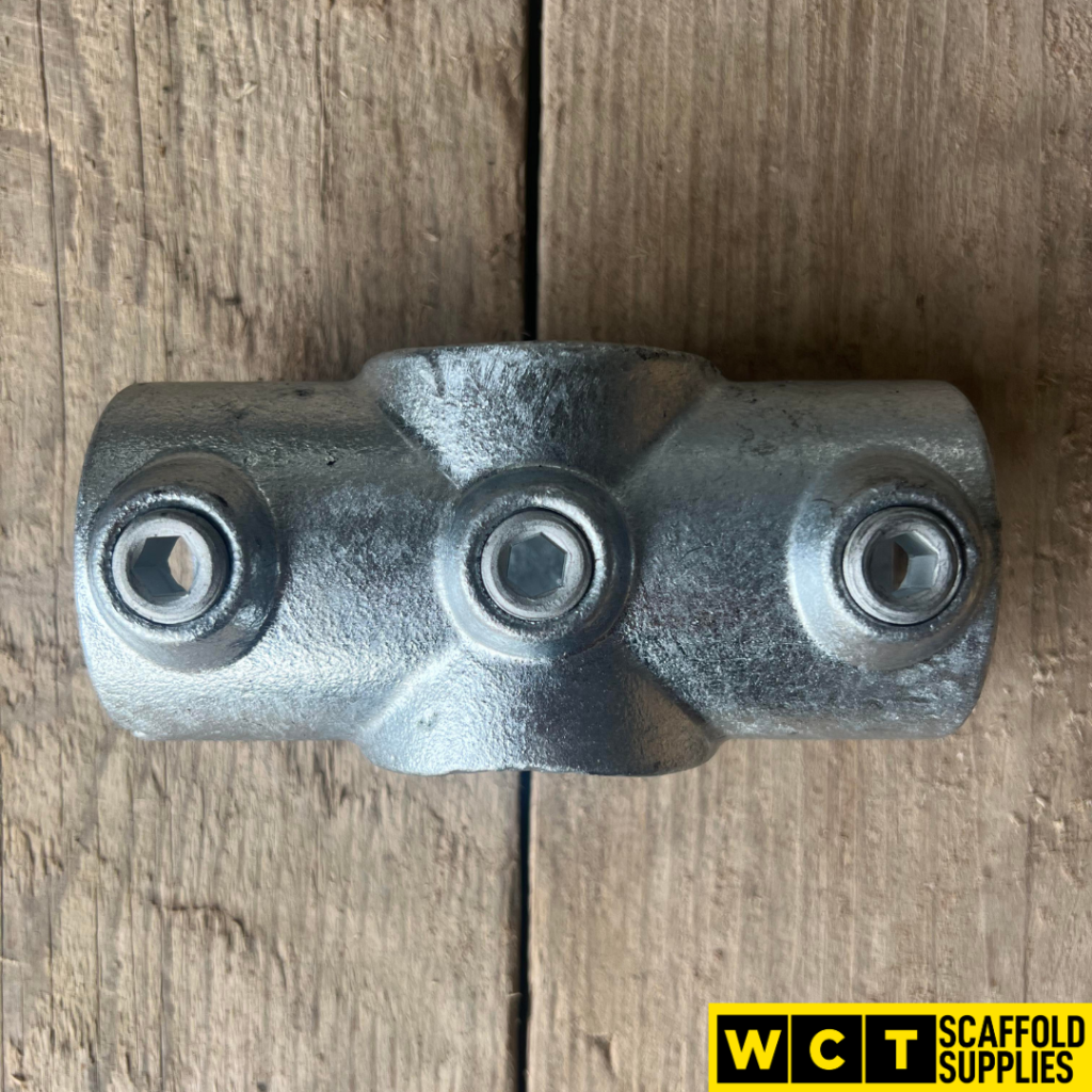 New Key Clamp Two Socket Cross 90° - 48.3mm | WCT Scaffold