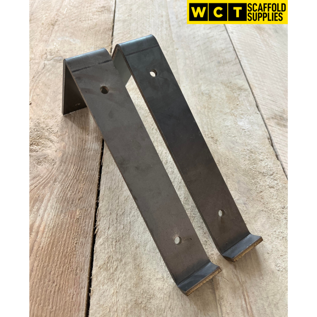 Up-Style Shelf Brackets - Bare Steel Finish | WCT Scaffold