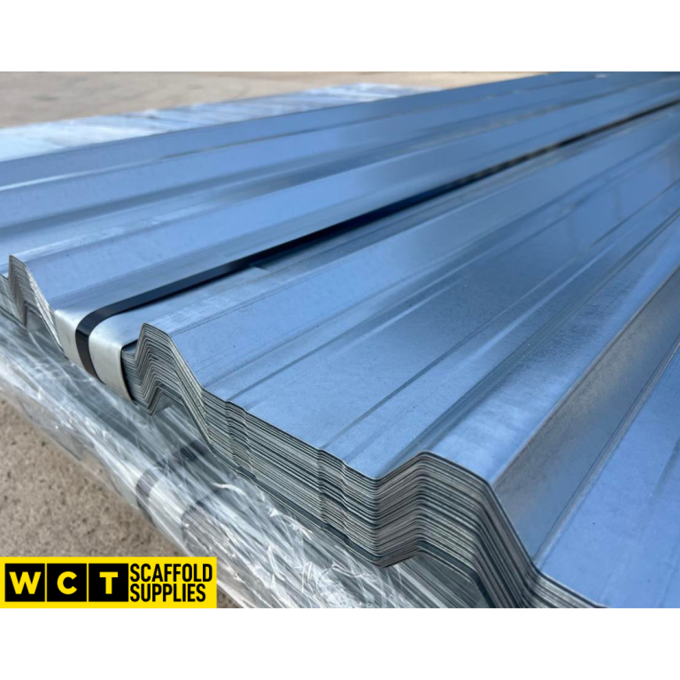 New 10ft Galvanised Box Profile Roofing Sheet | WCT Scaffold
