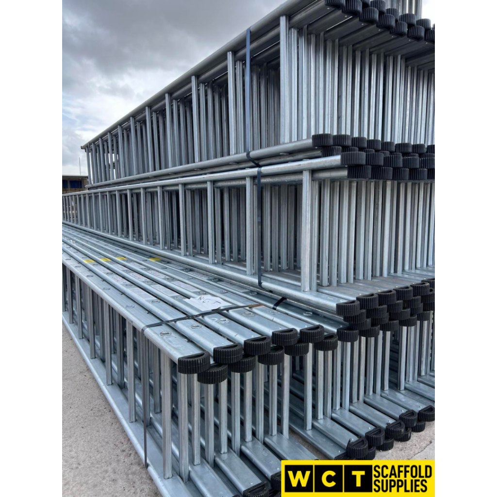 New 8m Galvanised Steel Ladder | WCT Scaffold