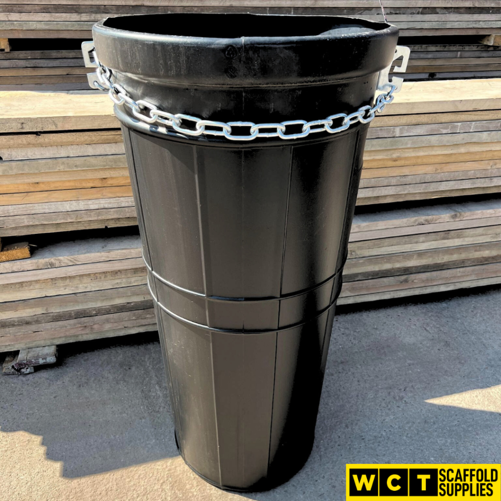 New 20" Black Rubble Chute | WCT Scaffold