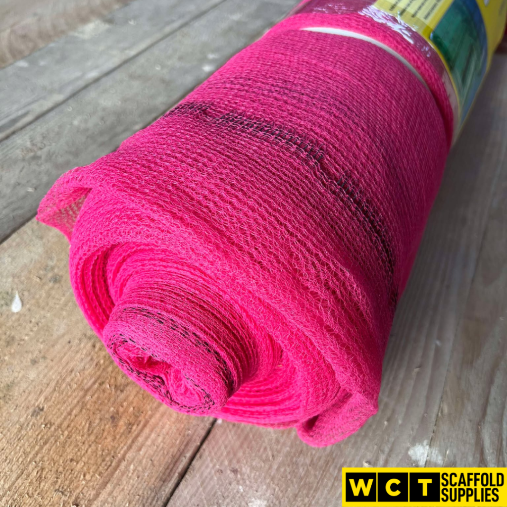 Pink Debris Netting 2m x 50m | WCT Scaffold